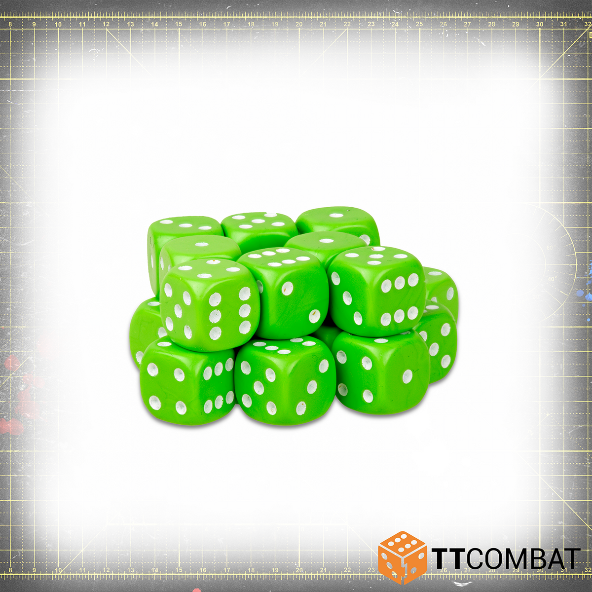 Lime Green D6 (20) – TTCombat