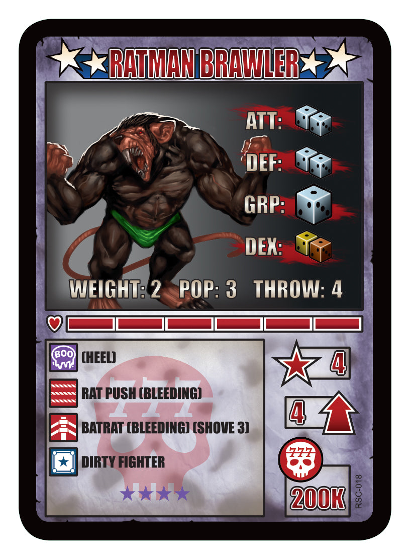 RUMBLESLAM Character Cards – TTCombat